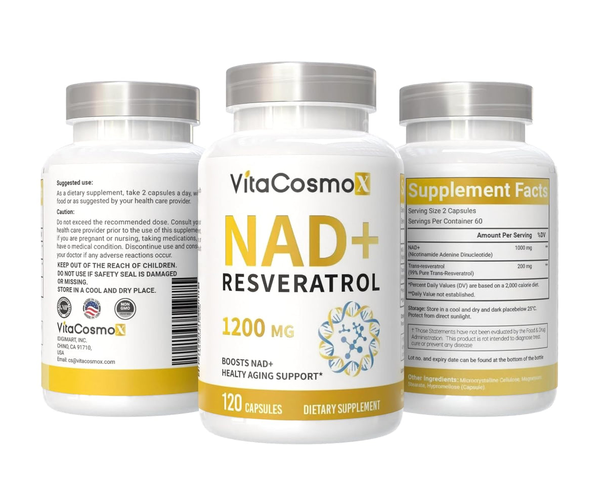 Daily NAD+ support for healthy aging