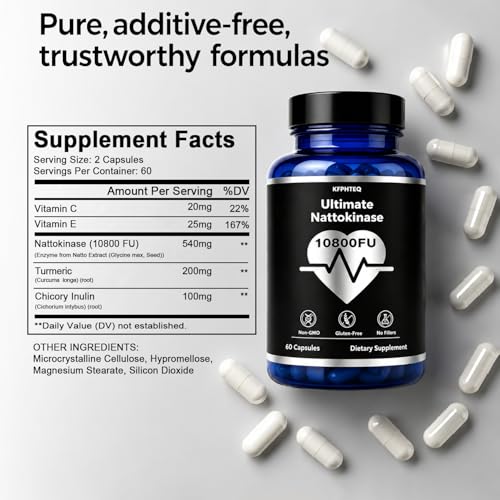 Daily Nattokinase vitamin for wellness