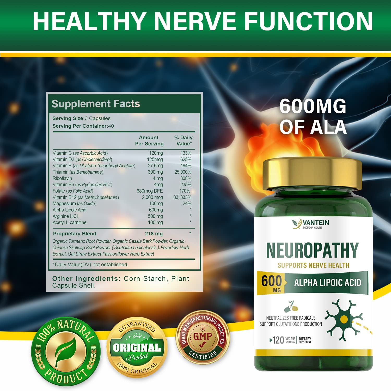 daily nerve health vitamin regimen
