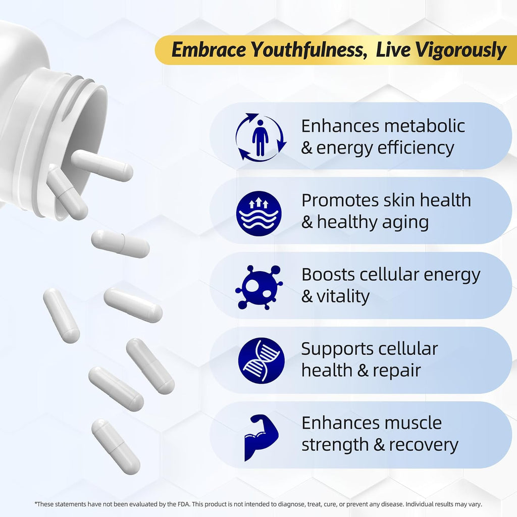 Daily NMN capsules for wellness