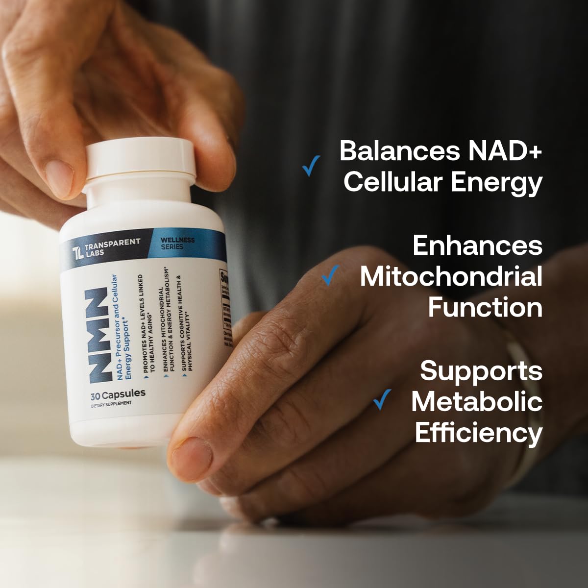 Daily NMN supplement for wellness