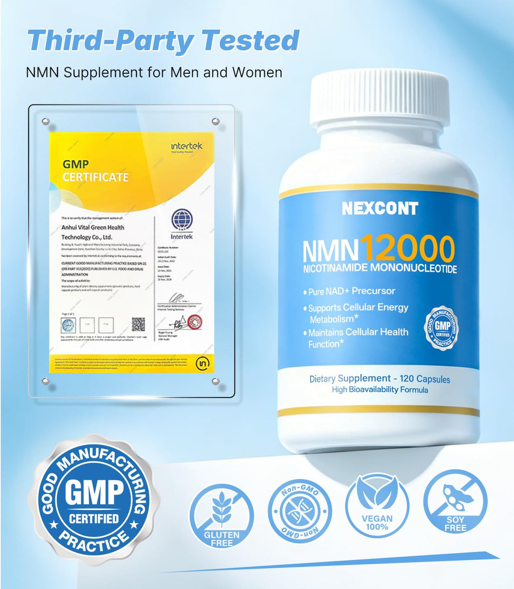 Daily NMN supplement for wellness