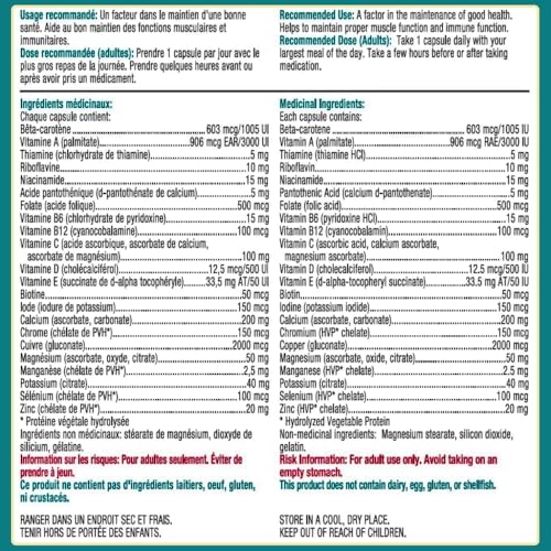 Daily nutrition support for men