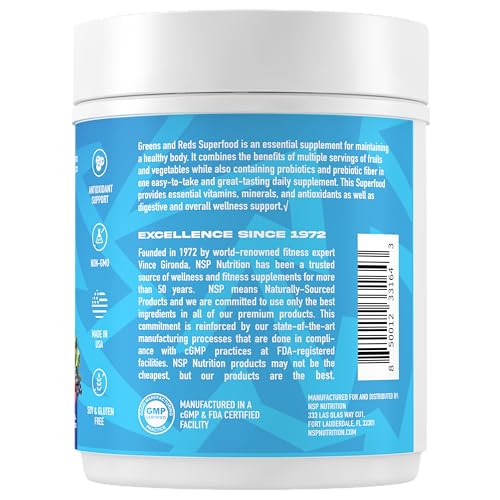 daily nutrition with greens & reds powder