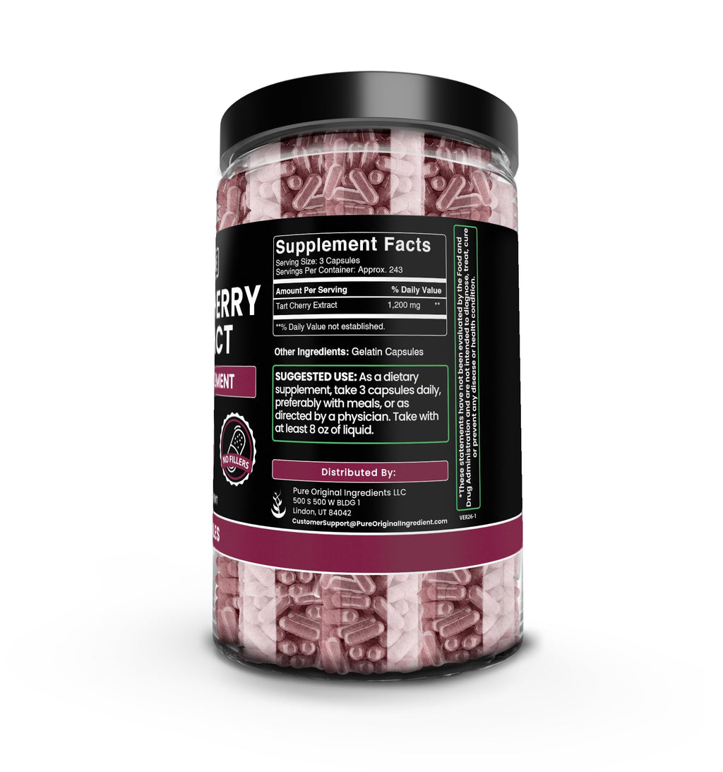 Daily nutrition with tart cherry extract