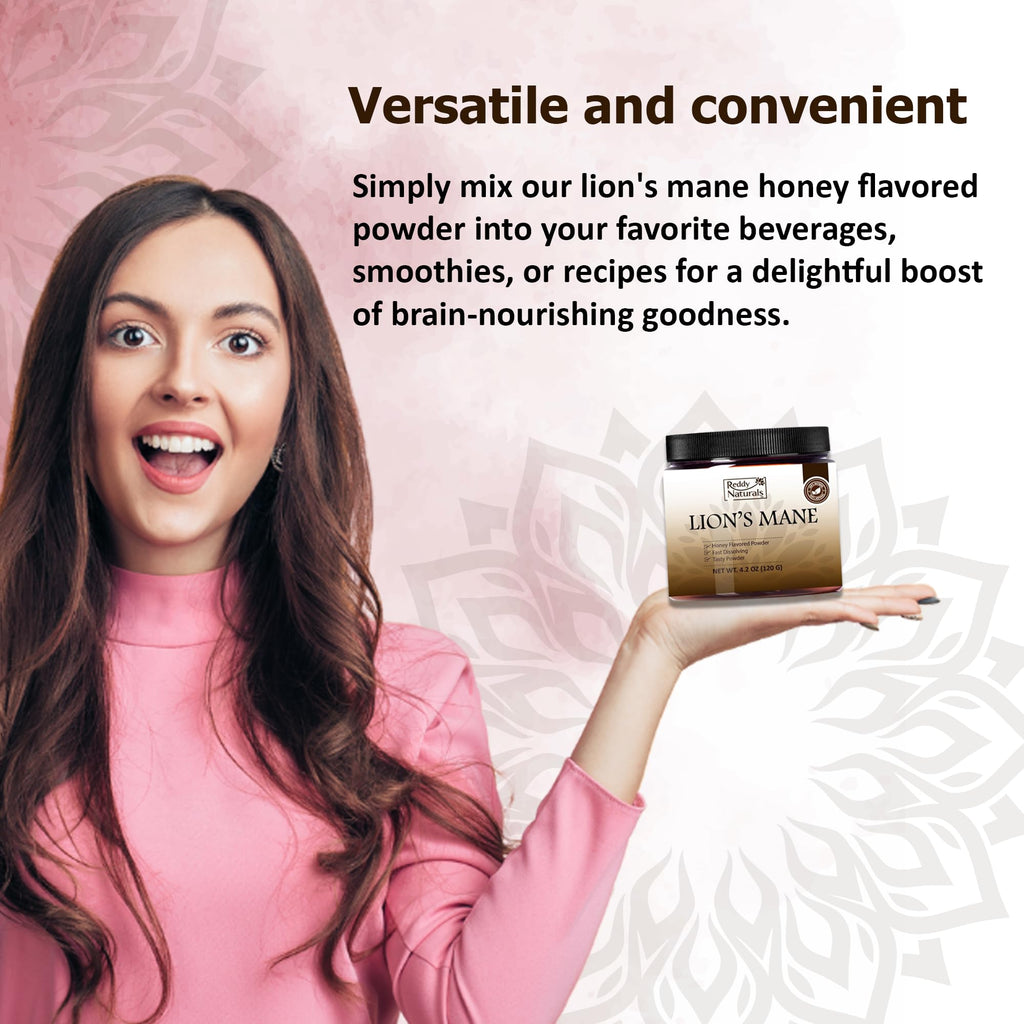 Daily nutritional boost with Lion's Mane