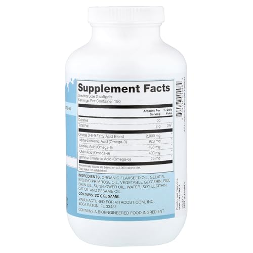 daily Omega 3-6-9 supplement for wellness