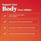 Daily omega-3 supplement benefits