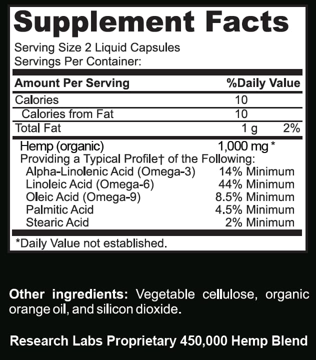 daily omega capsules for vitality