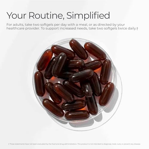 Daily omega supplement with turmeric