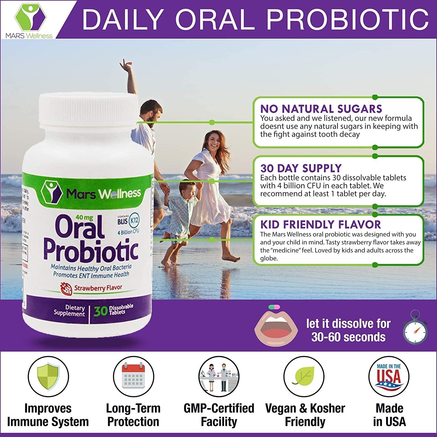 daily oral probiotics for digestive health