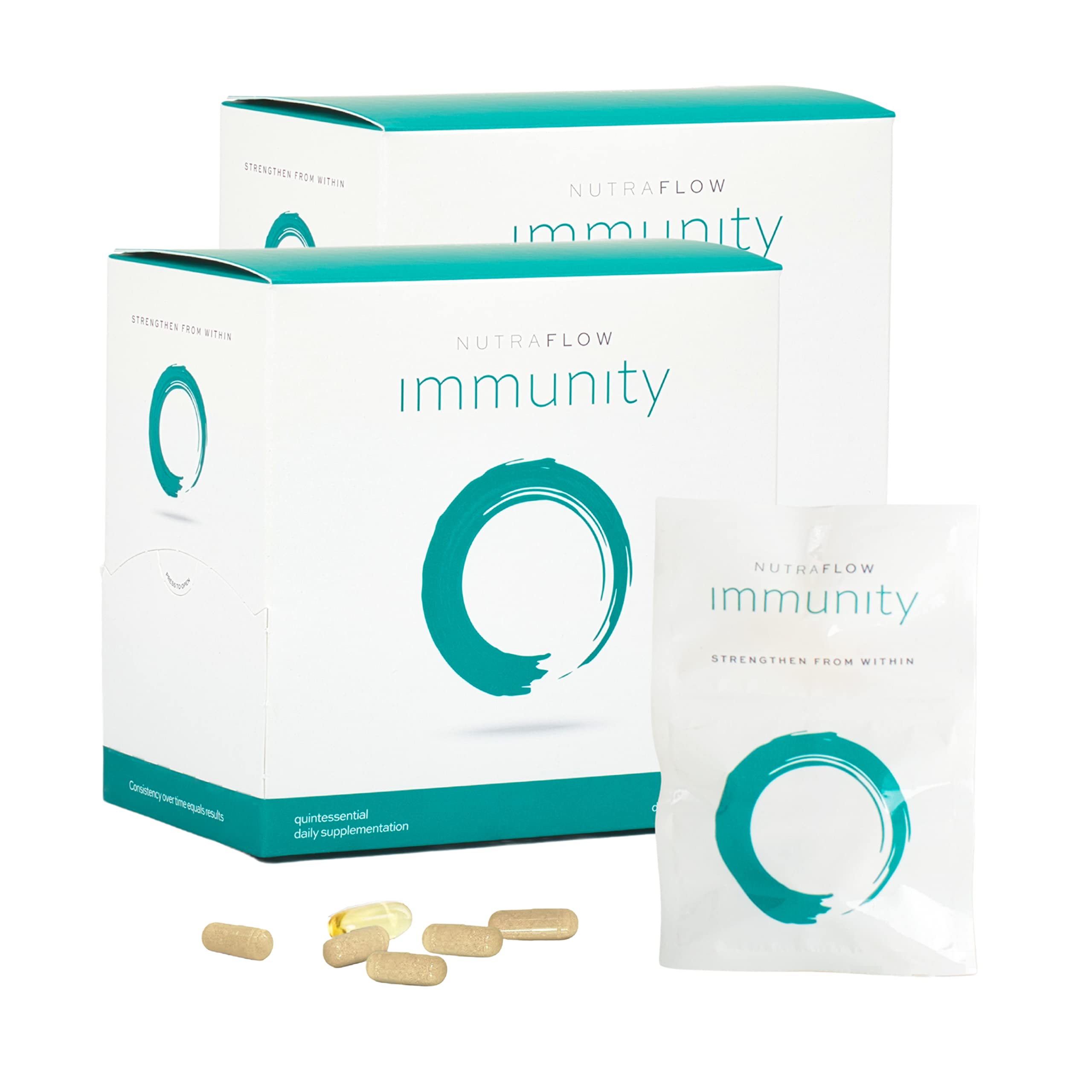 daily packet of immunity supplements