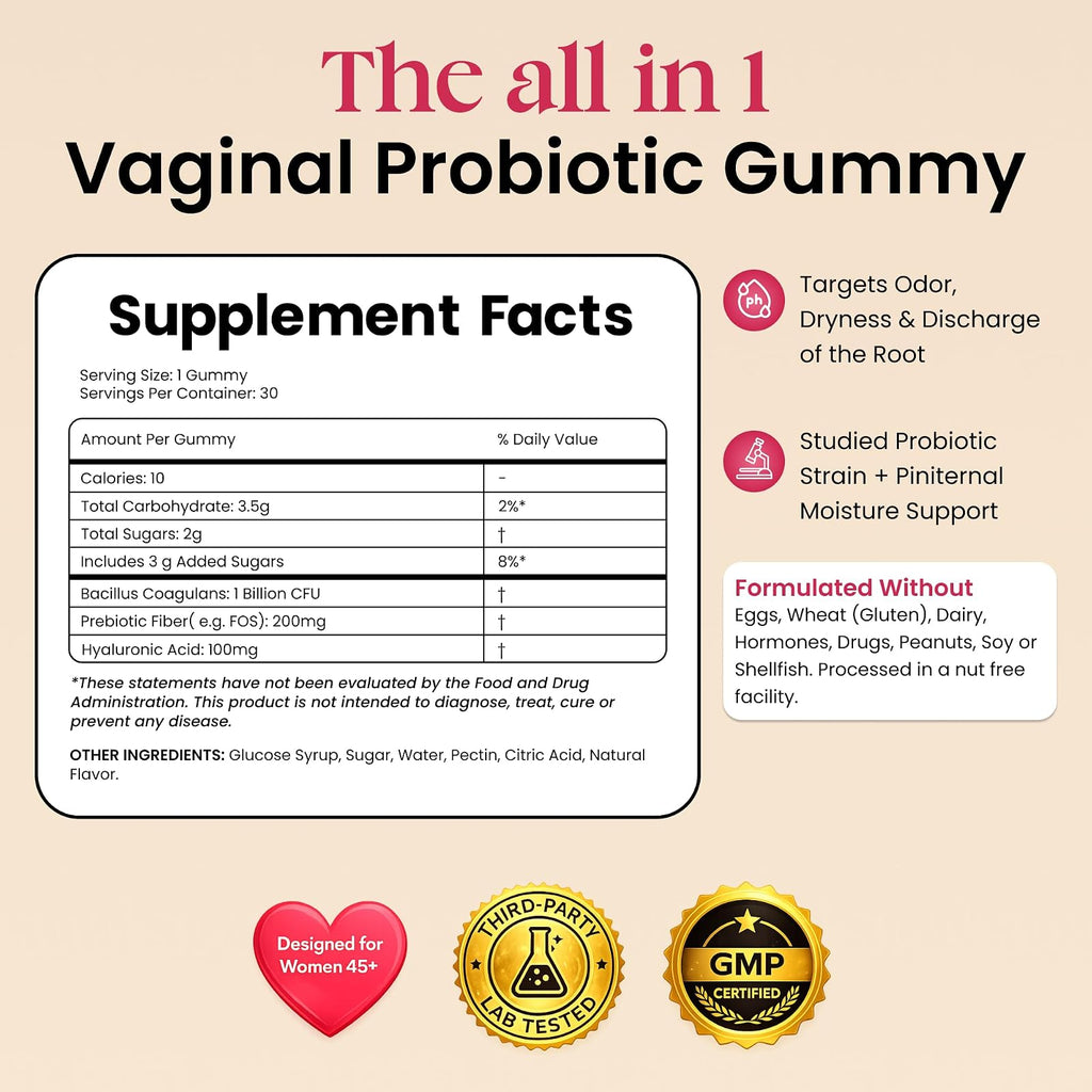 Daily pH balance support gummies