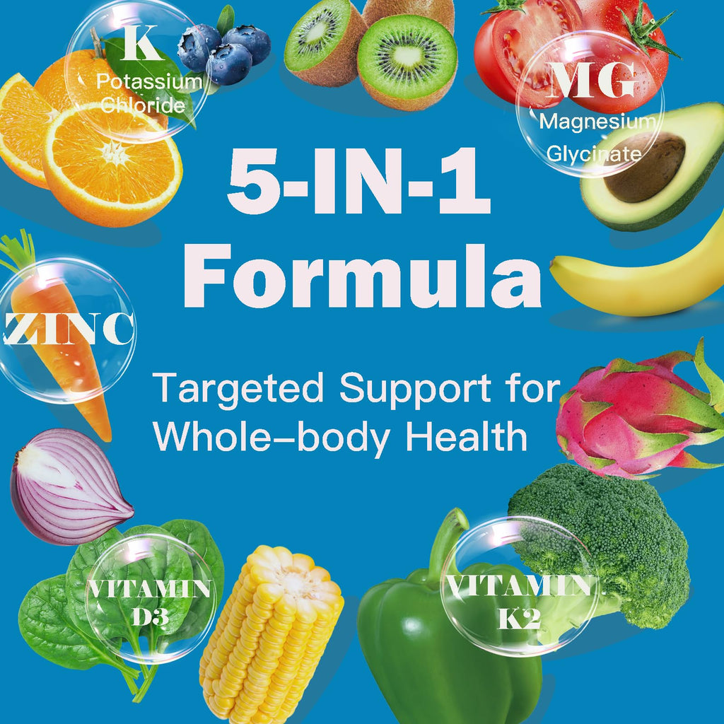 Daily Potassium Magnesium Zinc intake