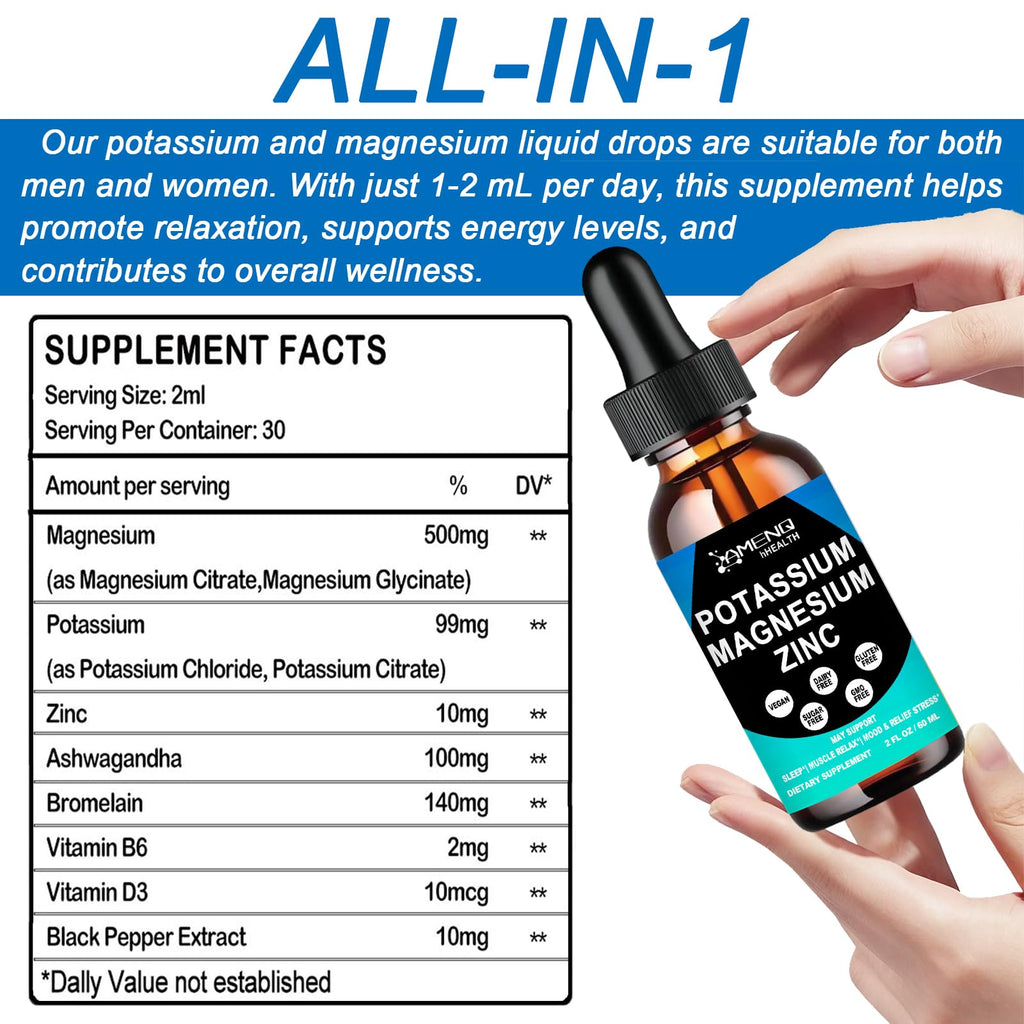 daily potassium supplement for energy support