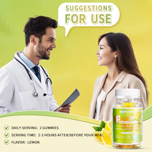 Daily potassium supplement for muscle recovery