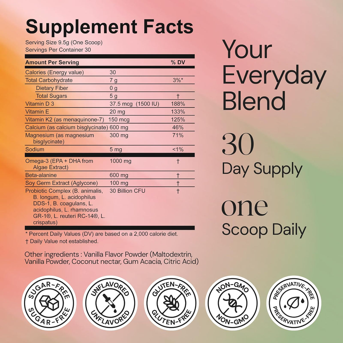 daily powder for women's health