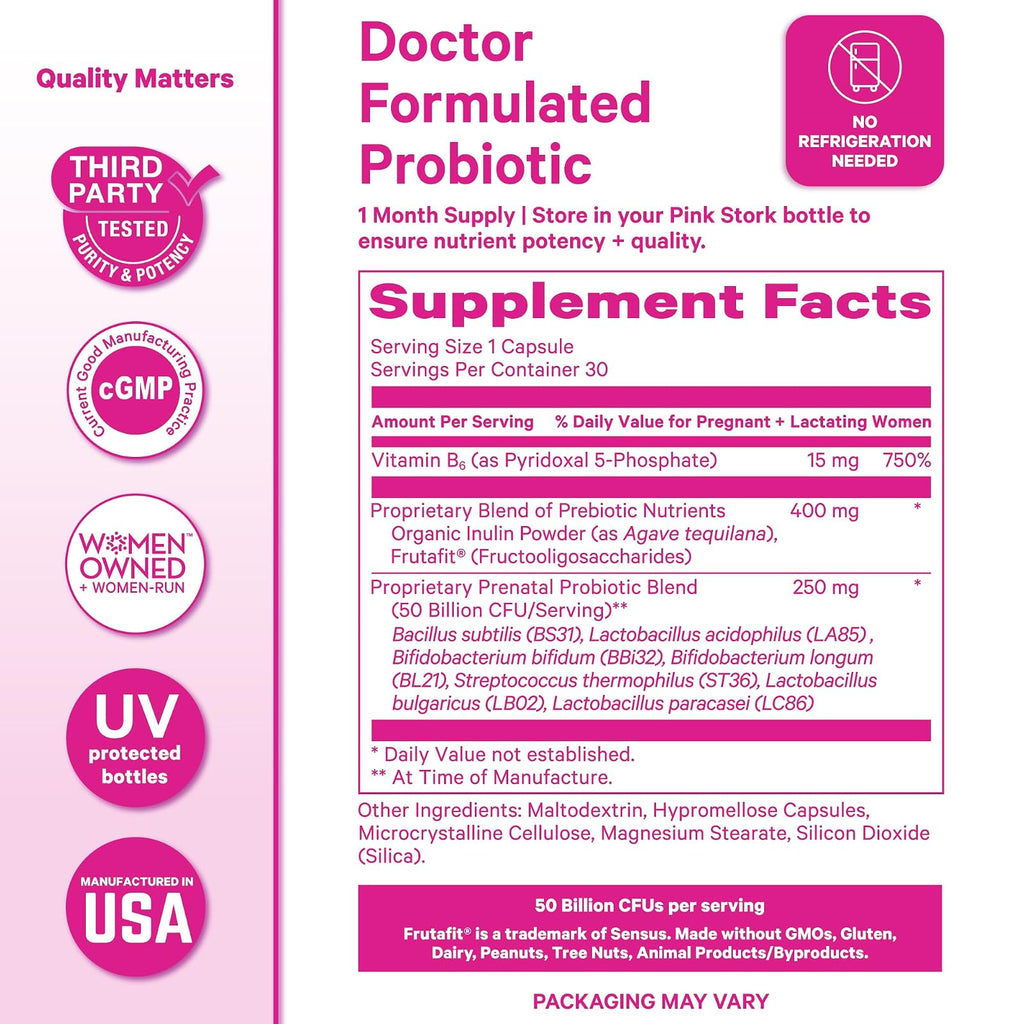 daily prenatal probiotic supplement for moms