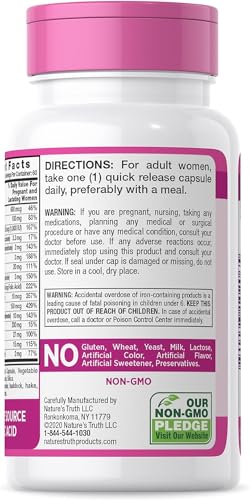 Daily prenatal vitamins for baby development