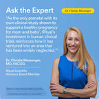 Daily prenatal vitamins for expecting moms