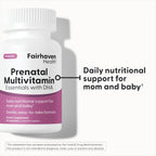 Daily prenatal vitamins for healthy pregnancy