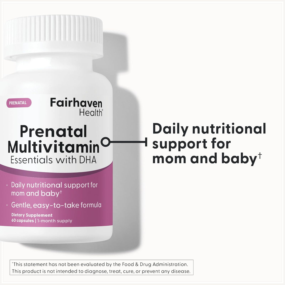Daily prenatal vitamins for healthy pregnancy