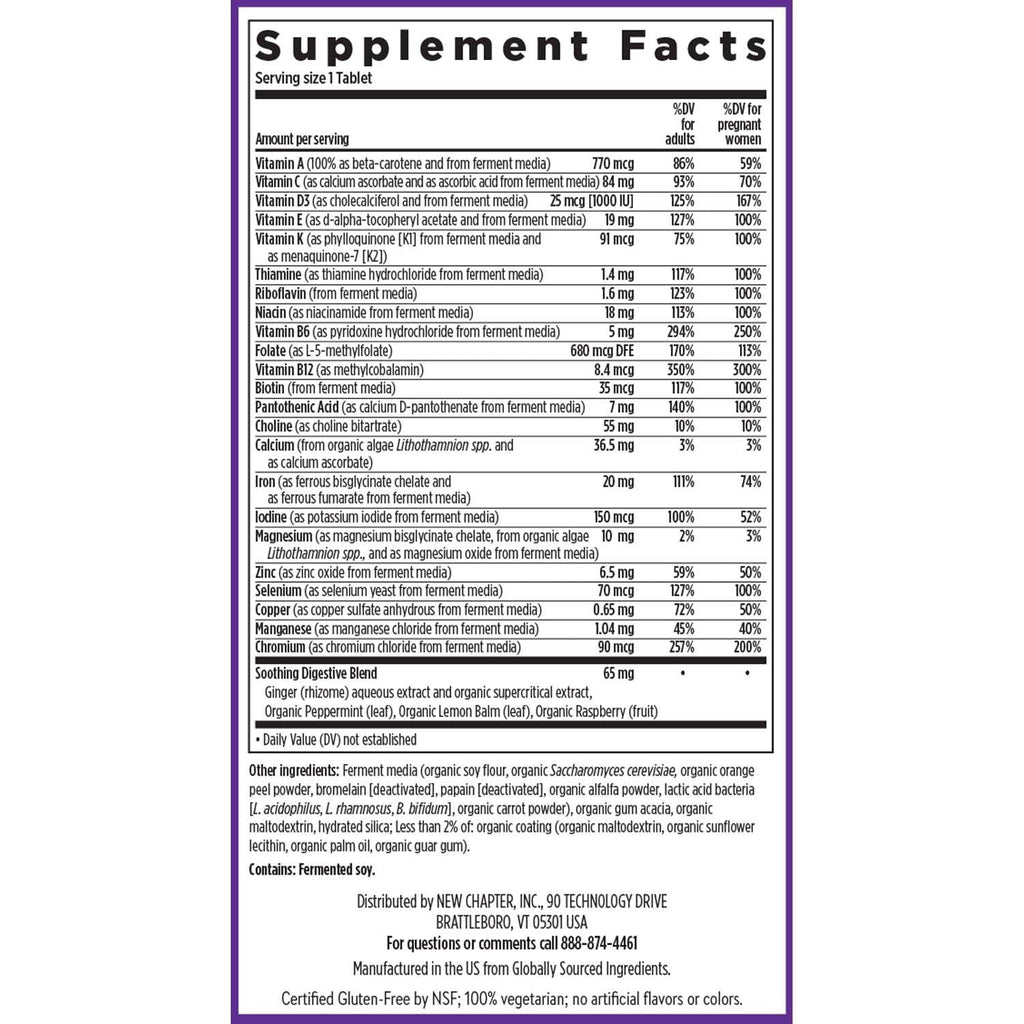 Daily prenatal vitamins for optimal wellness
