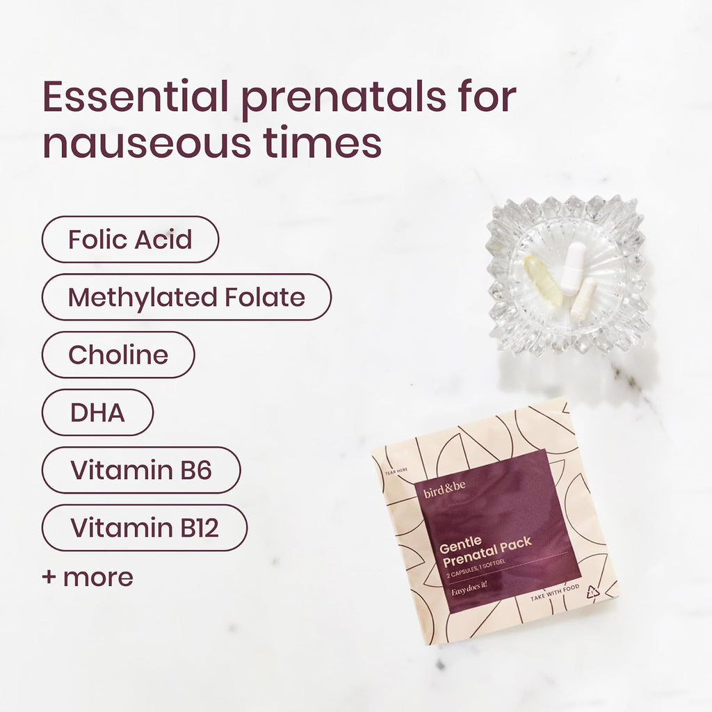 daily prenatal vitamins with DHA support