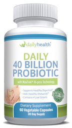 Daily probiotic 40 billion CFU