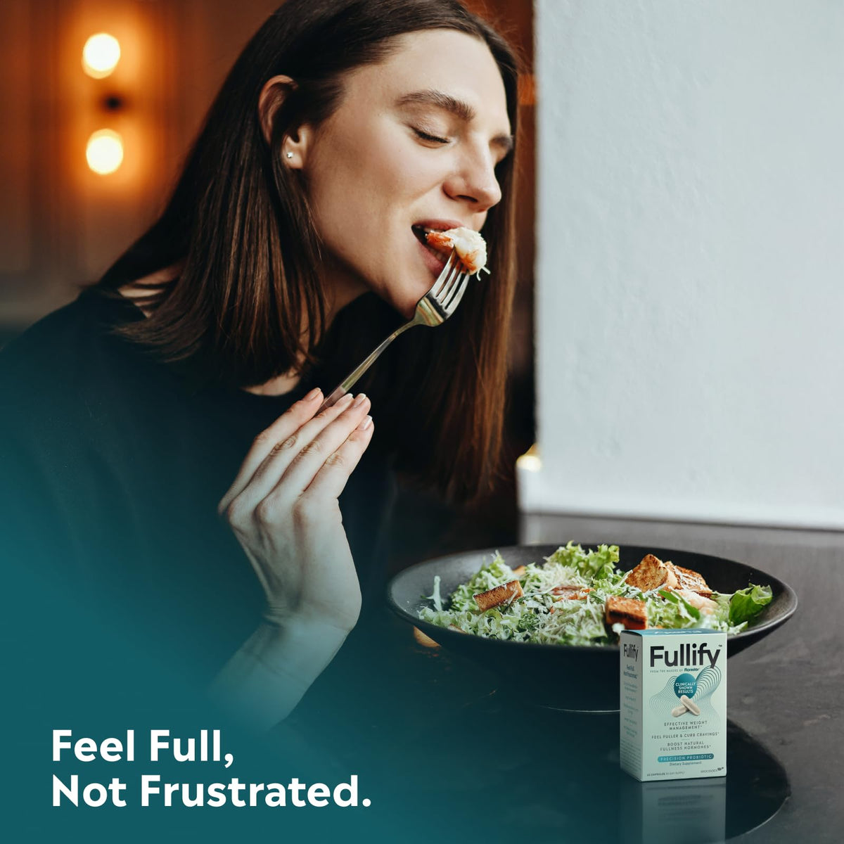 Daily probiotic capsules for balanced flora