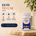 Daily probiotic capsules for balanced microbiome