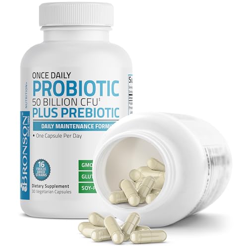 Daily probiotic capsules for gut balance