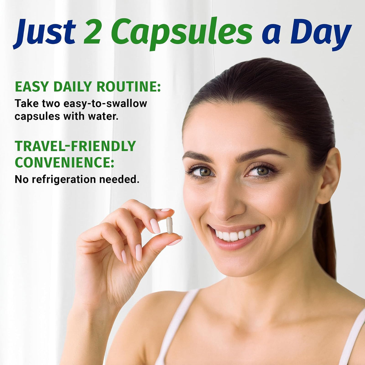 Daily probiotic capsules for gut balance