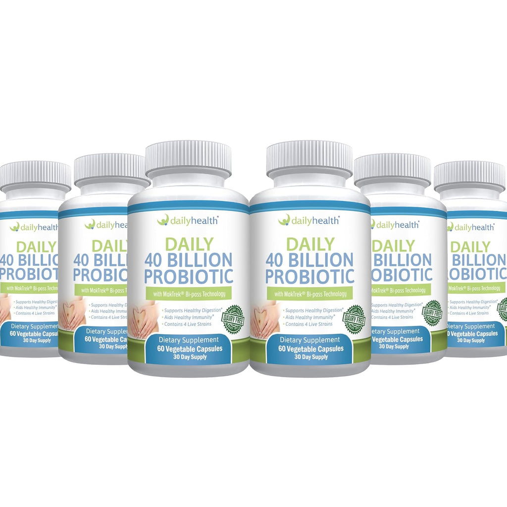 Daily probiotic capsules for gut health