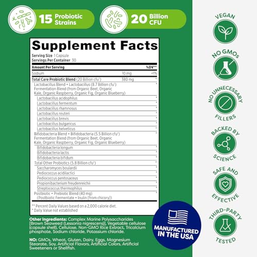 Daily probiotic for overall wellness