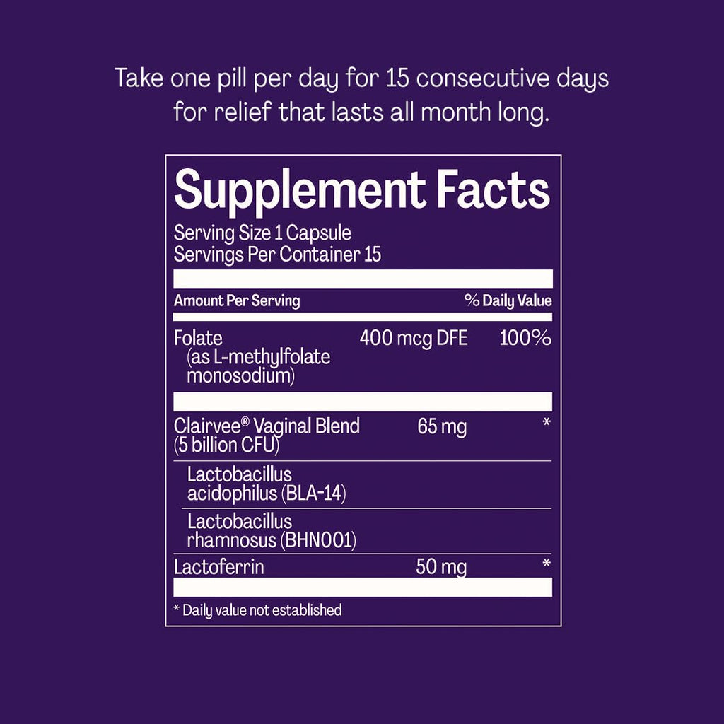Daily probiotic for women's wellness