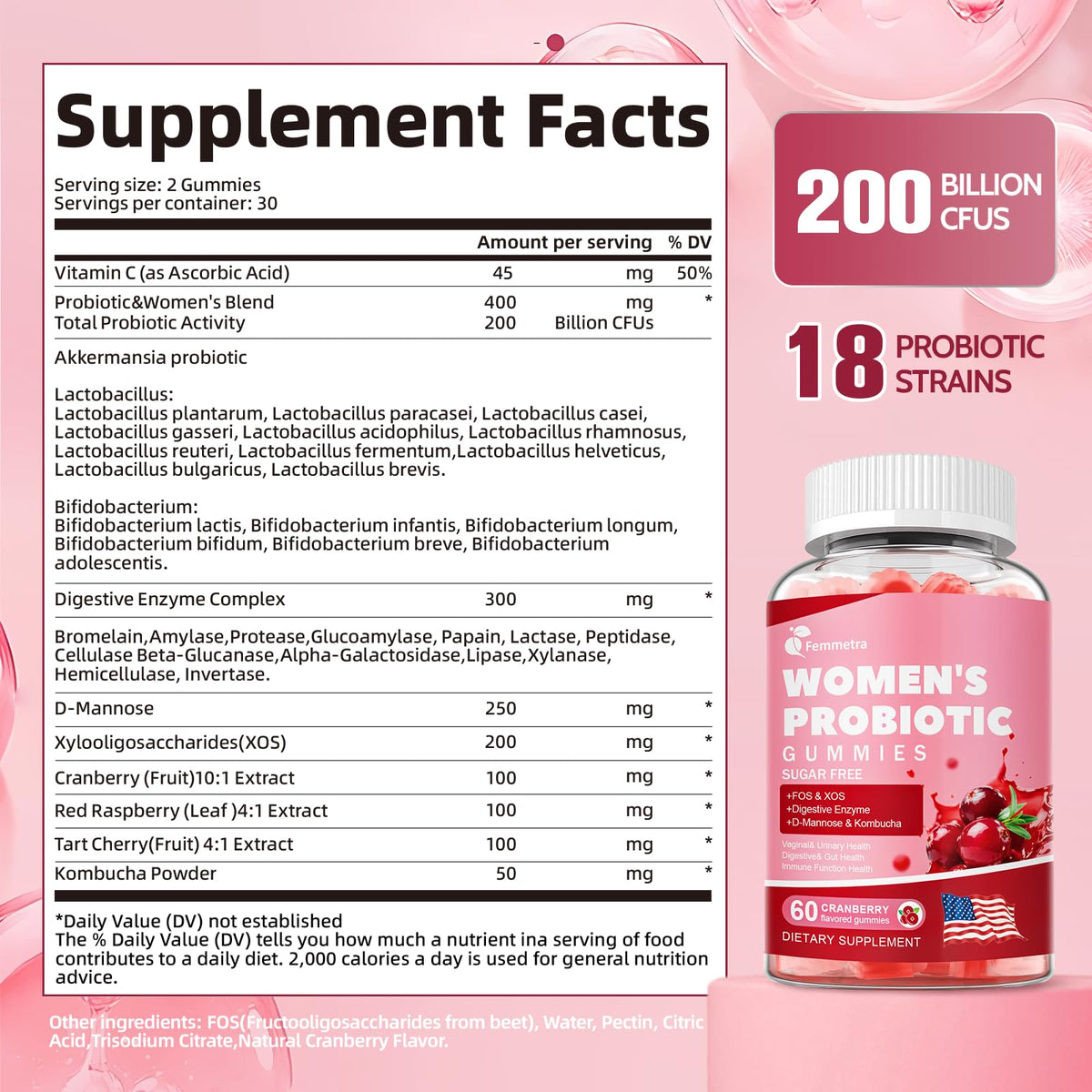 Daily probiotic gummies for wellness