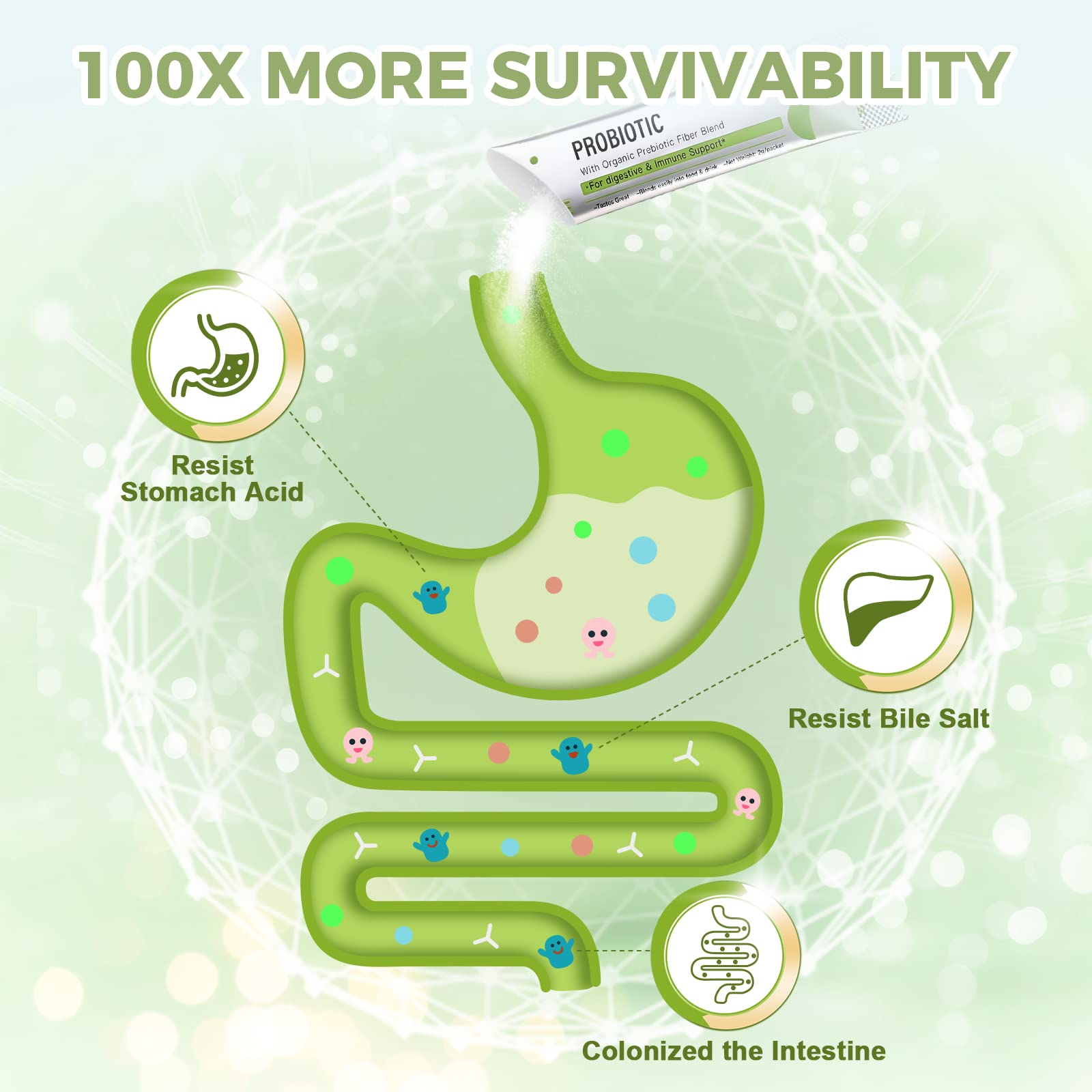 daily probiotic powder for immune boost