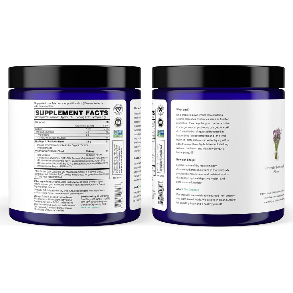 Daily probiotic powder for immune support