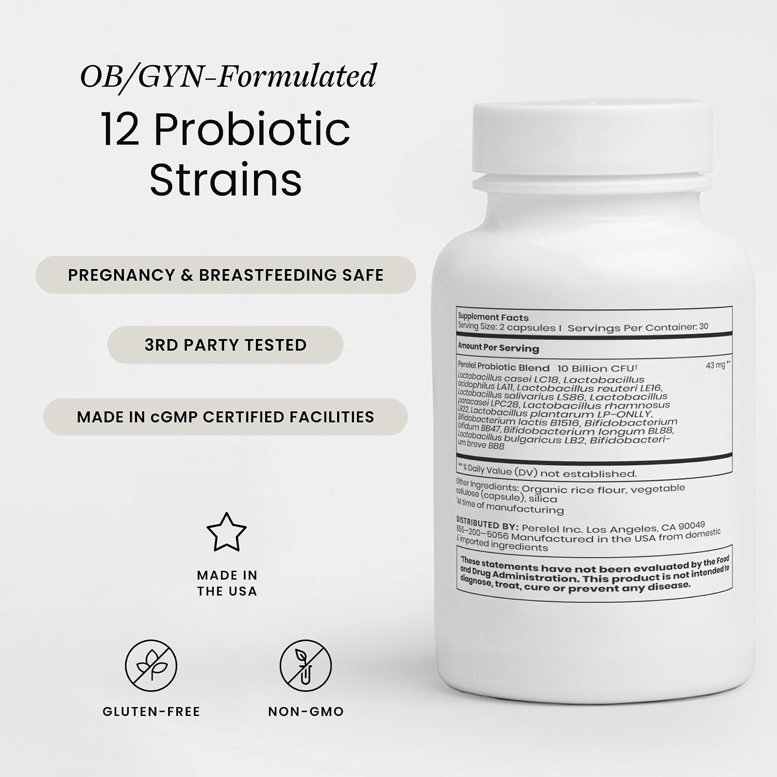 Daily probiotic supplement for digestion
