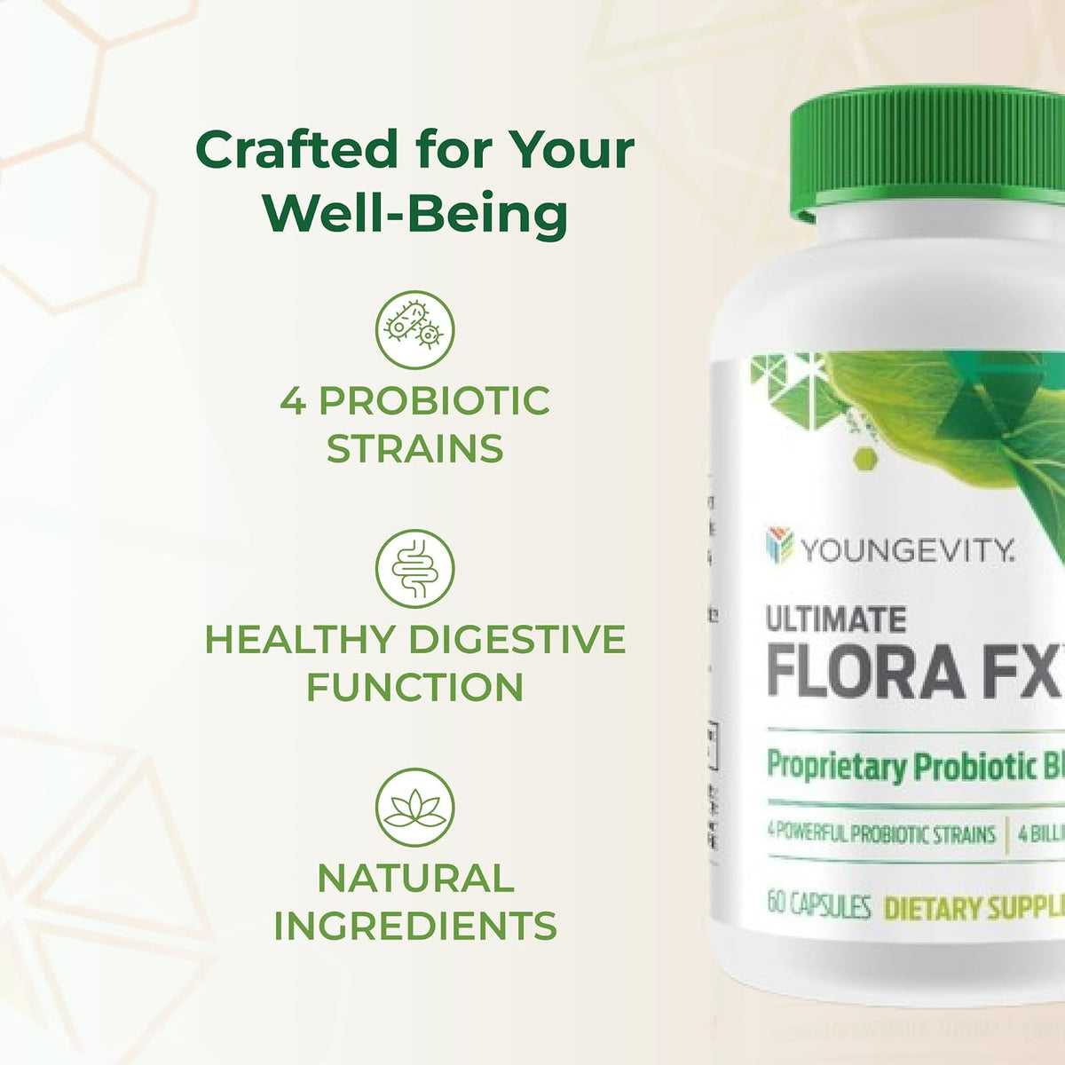 Daily probiotic supplement for gut balance