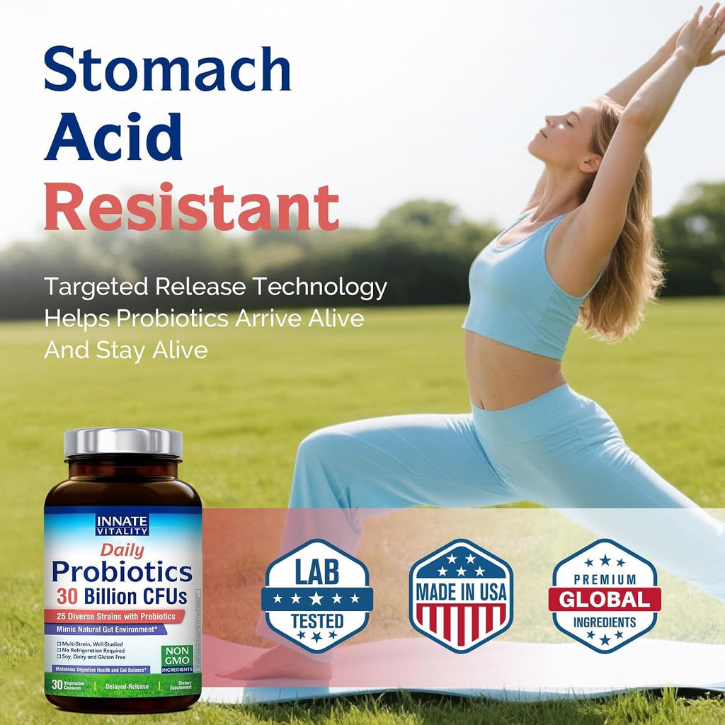 Daily probiotic supplement for vitality