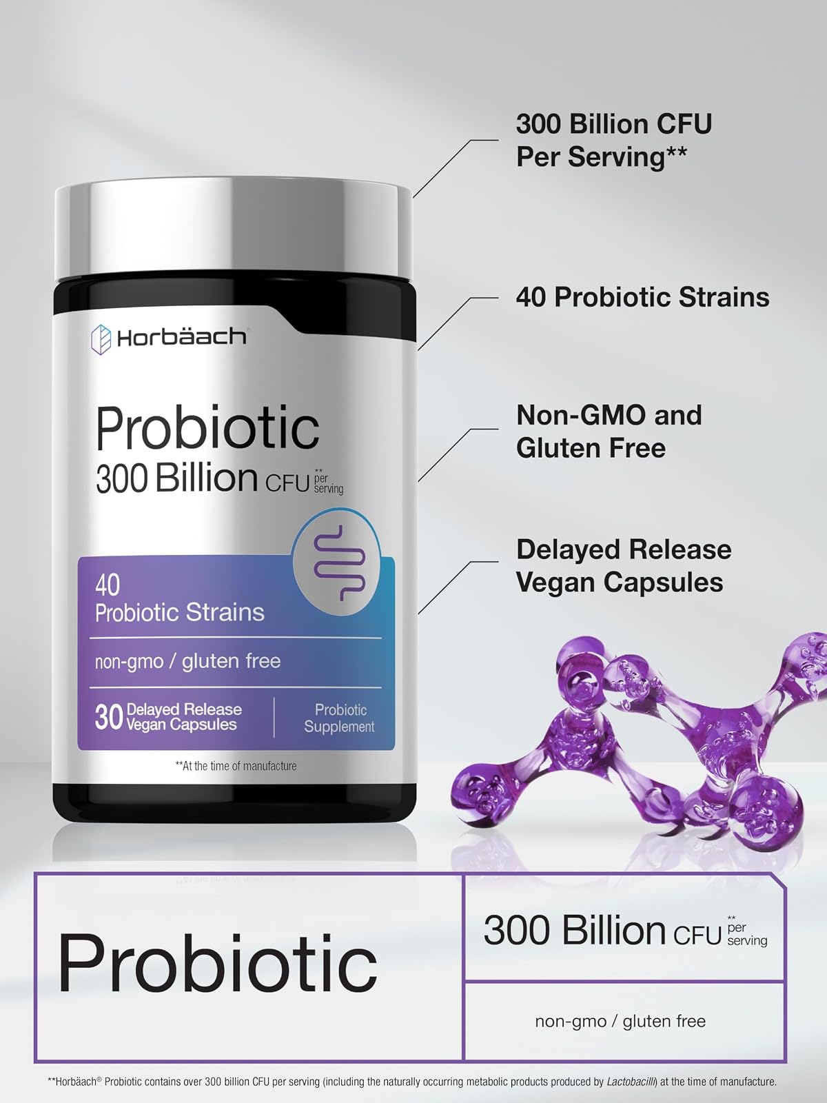 Daily probiotic supplement for wellness