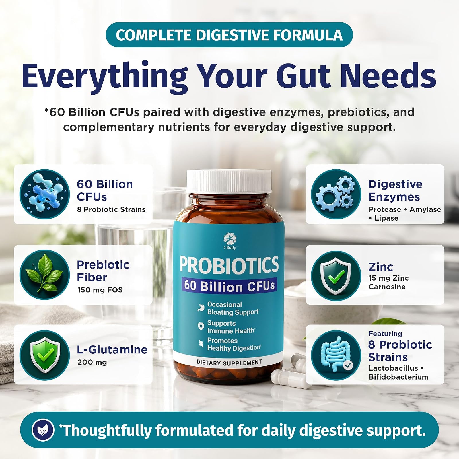 daily probiotic supplement for wellness