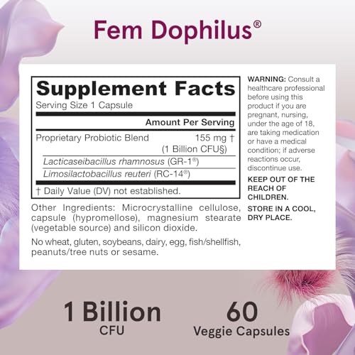 daily probiotic supplement for women's wellness