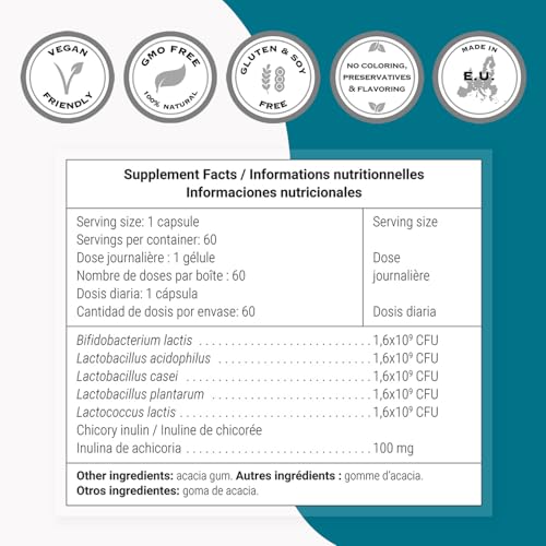 Daily probiotic supplements for optimal health