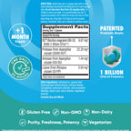 Daily probiotic support for adults