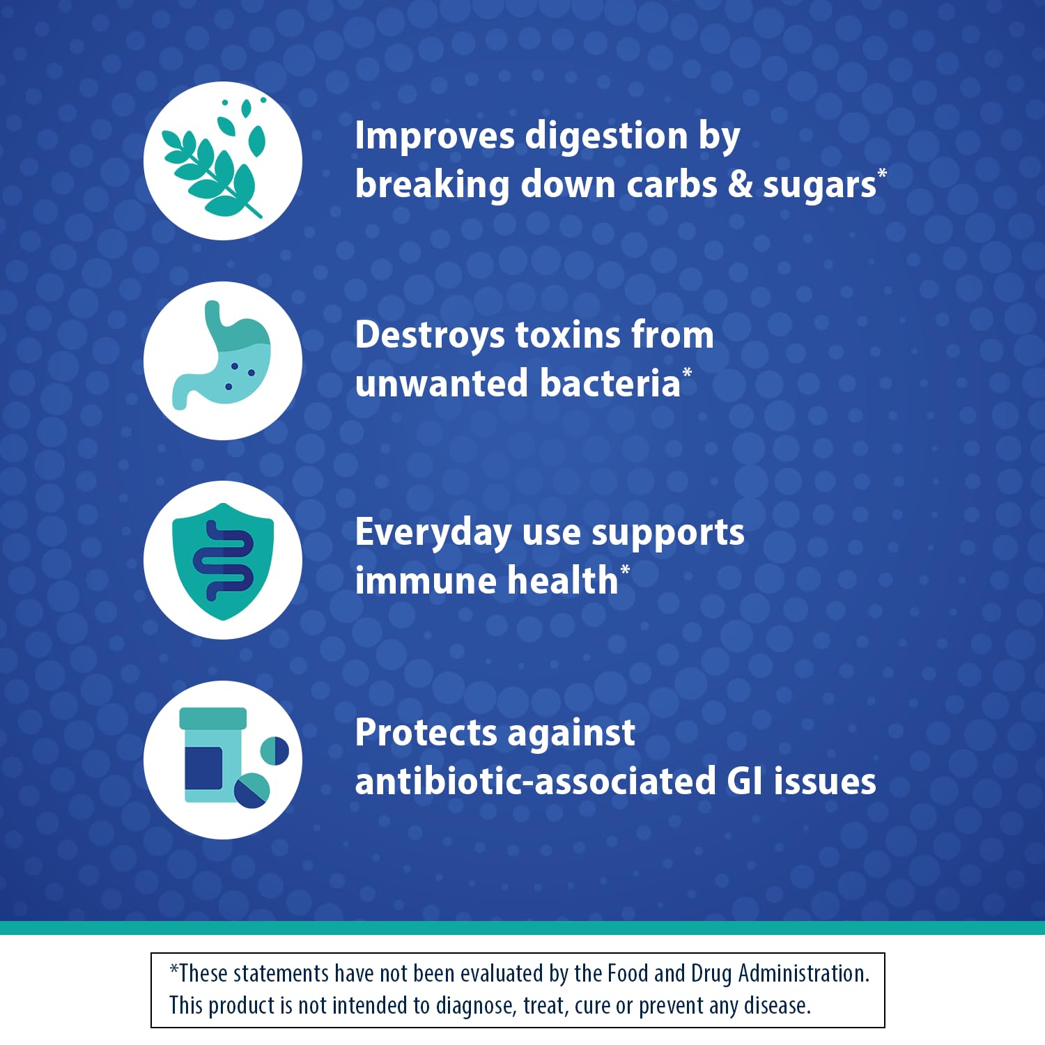 Daily probiotic support for adults