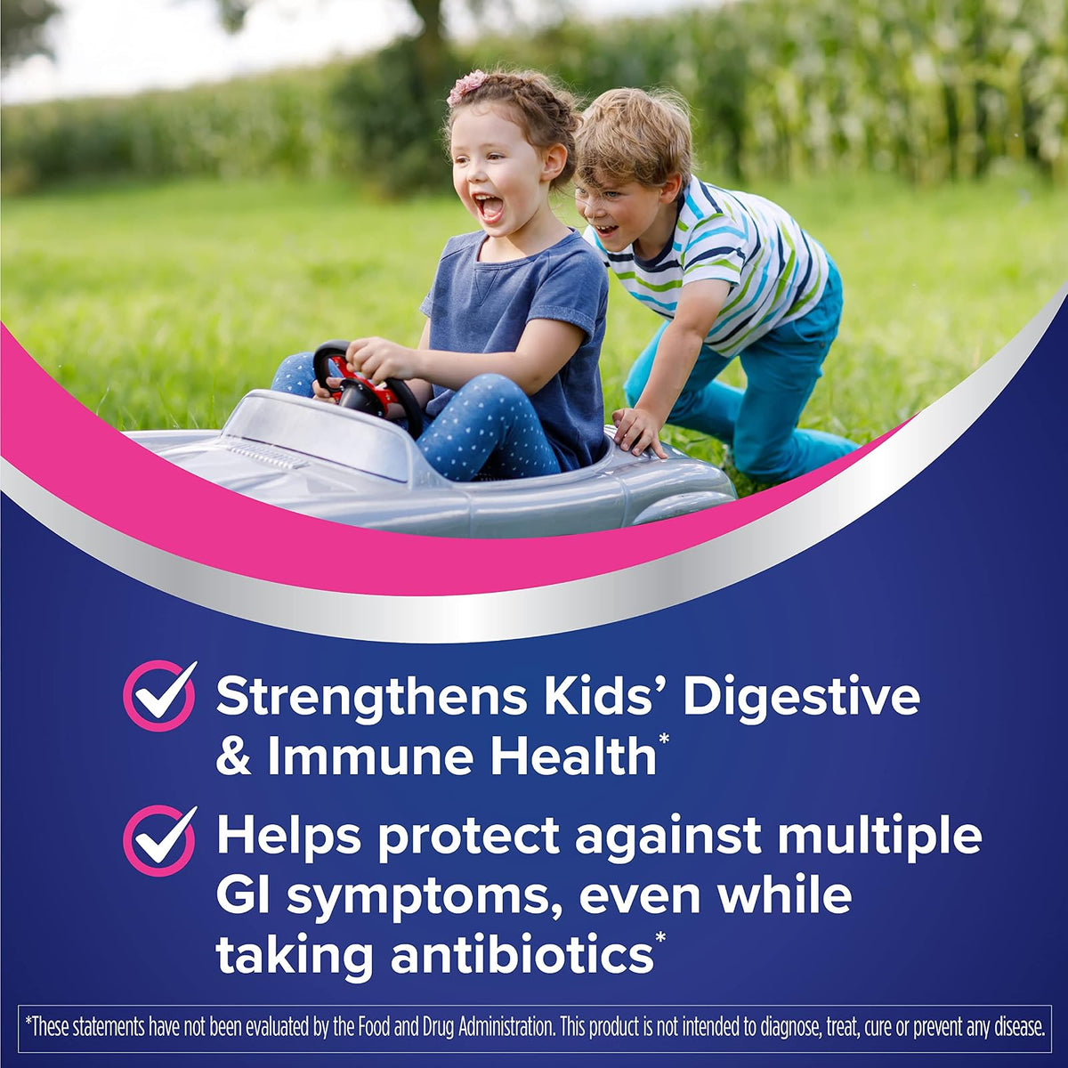 Daily probiotic support for children