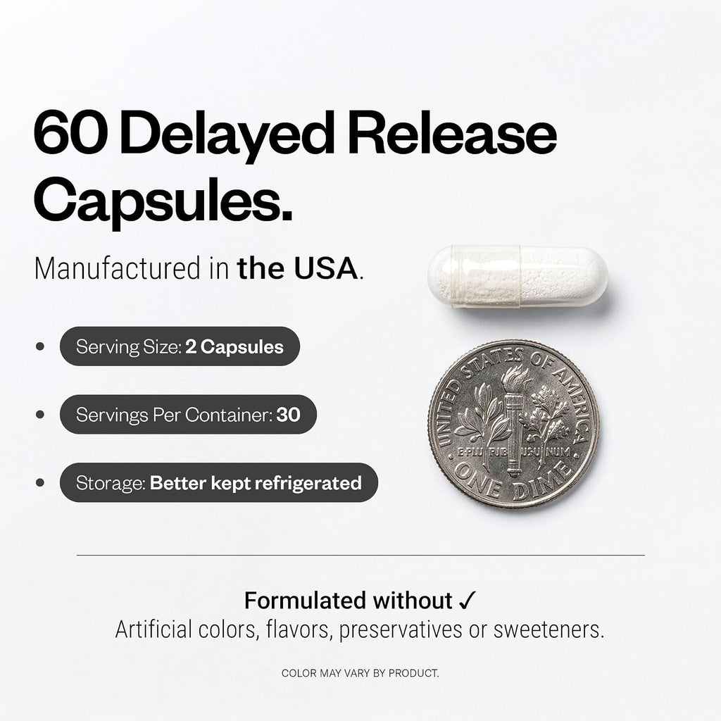 daily probiotic support for gut health